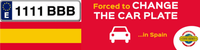 You are forced to change the car plate in Spain - Expat Agency